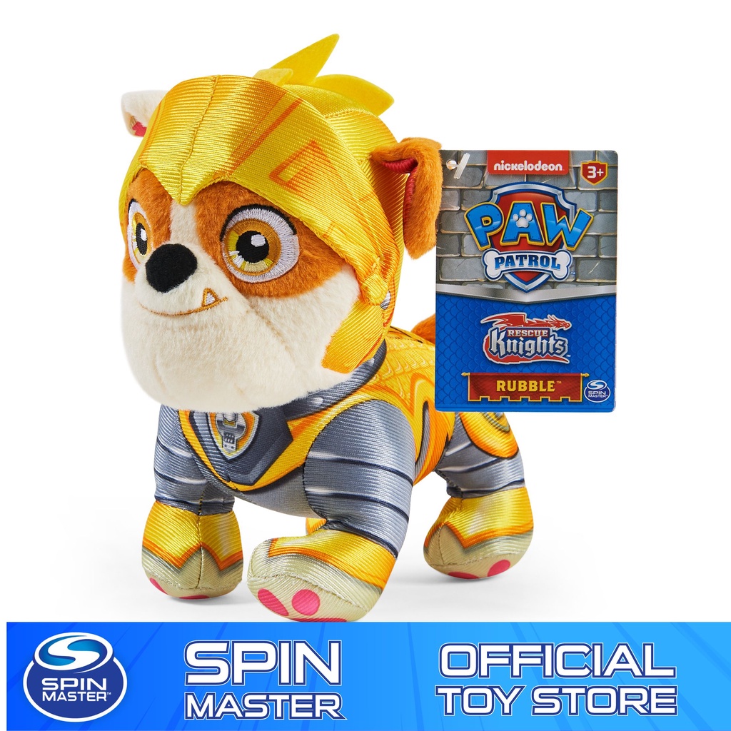 Paw Patrol Themed Rescue Knight Plush Rubble Toys for Kids Boys Girls ...