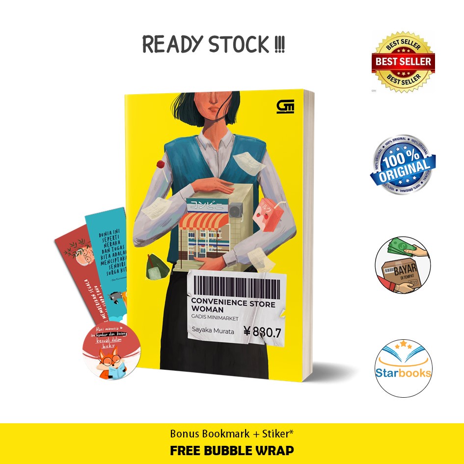 Minimarket Girl Book (Convenience Store Woman) - Gramedia (Novel ...