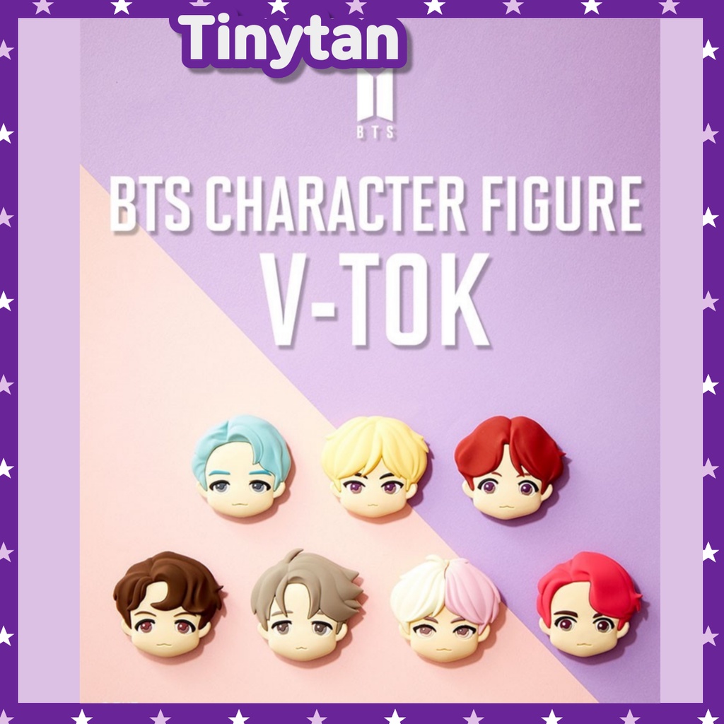 BTS MERCH. Tinytan V-TALK. Cell phone cradle BORAHAE RM JIN SUGA J-HOPE JIMIN V JUNG KOOK ...