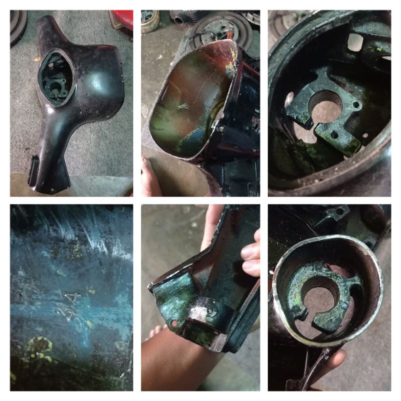 Original vespa jenong super sprint shell (middle) handlebar removed ...