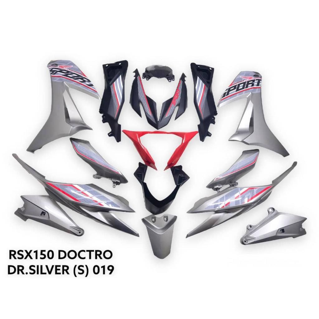 HONDA RSX RS-XDoctor RSX 150 COVER SET STICKER TANAM BRAND (DOCTOR) dan ...