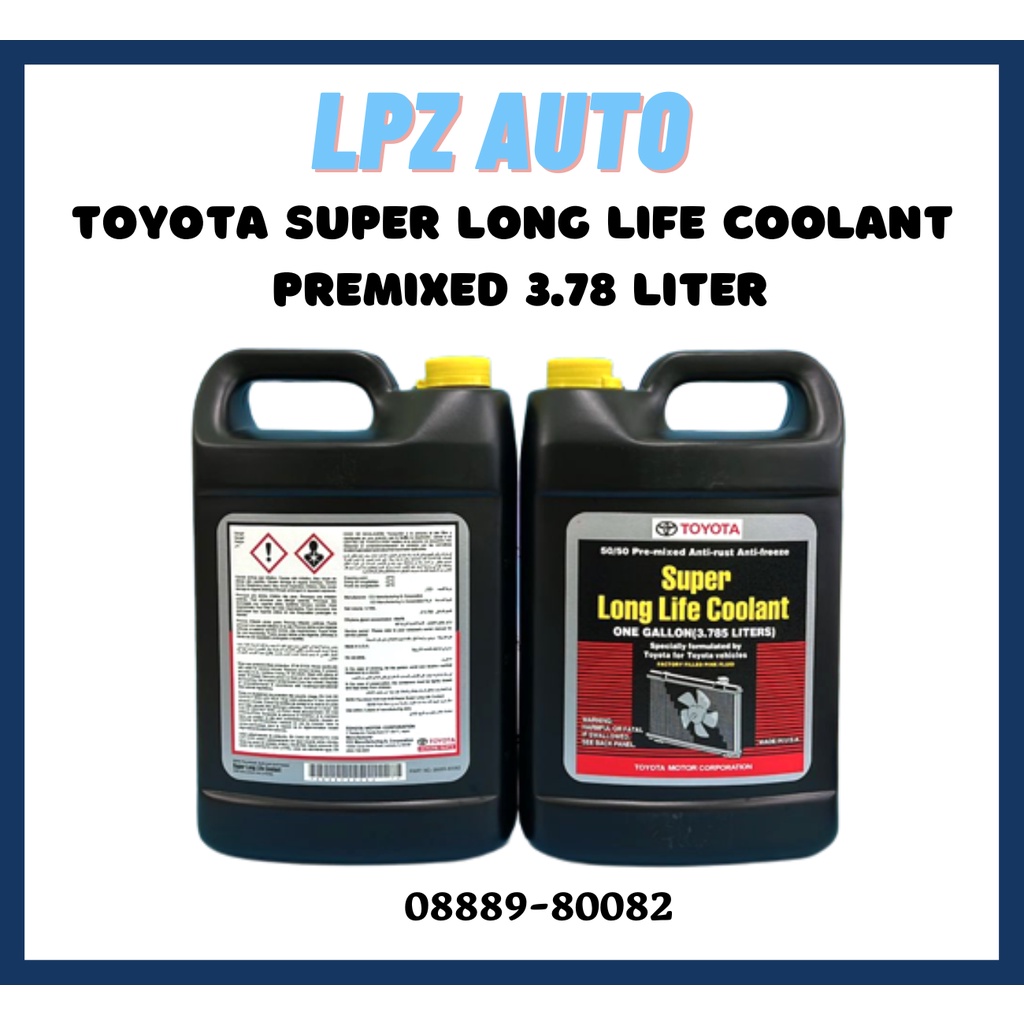 ( 100% ORIGINAL ) MADE IN U.S.A. TOYOTA COOLANT SUPER LONG LIFE COOLANT ...