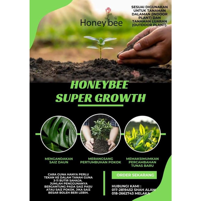 SUPER GROWTH | HBSG | HONEYBEE SUPER GROWTH | Shopee Malaysia