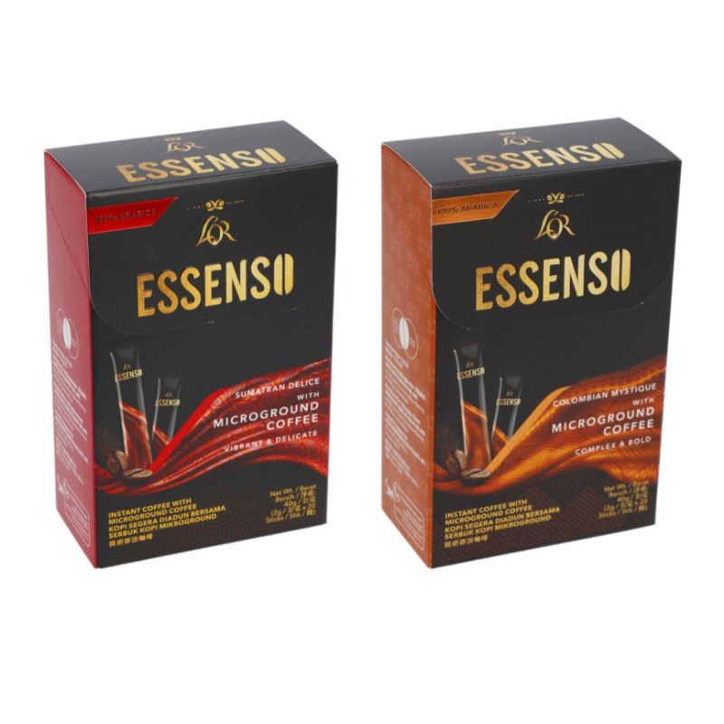 L'OR ESSENSO Microground Coffee 20 x 2g Sumatran Delice | Colombian ...