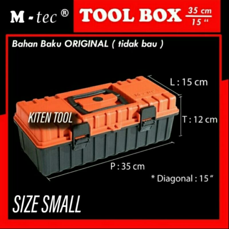 Tool Box M-TEC Size Small Tool Box Multifunction Toolbox Toolbox Toolbox | Shopee Malaysia