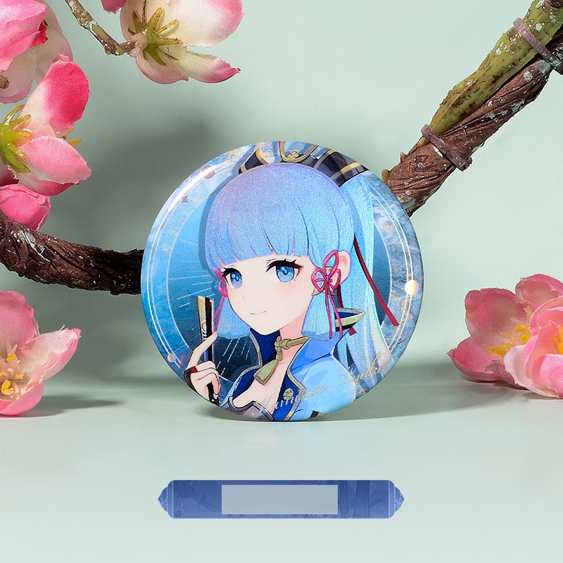 Genshin impact badge Fine-flashing reflective badge furina pin | Shopee ...