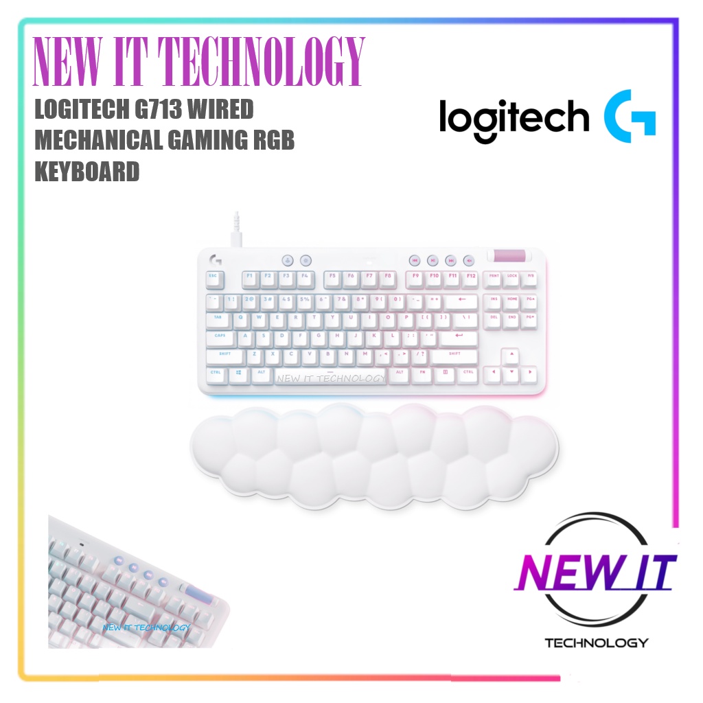 LOGITECH G713 WIRED TYPE-C MECHANICAL GAMING TENKEYLESS KEYBOARD WITH ...