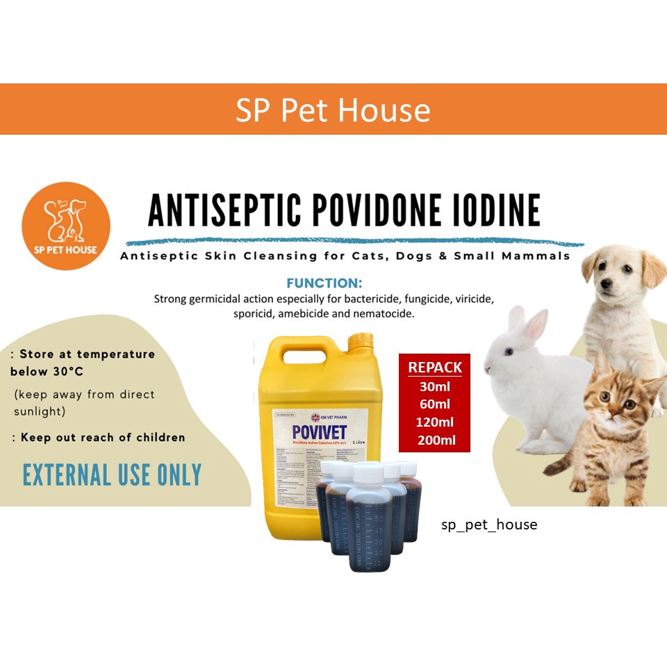 Iodine Antiseptic Ubat Cuci Luka Haiwan / Iodin Antiseptic Ubat Cuci ...