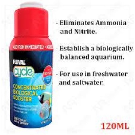 FLUVAL CYCLE BIOLOGICAL ENHANCER 120ML (A8348) | Shopee Malaysia