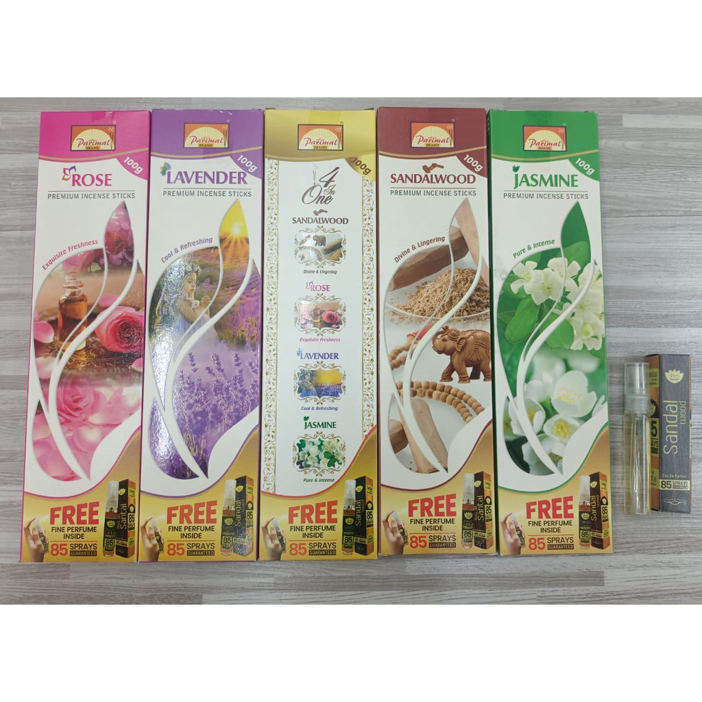 Parimal Brand 70ST Premium Incense Sticks with Free Fine Perfume ...