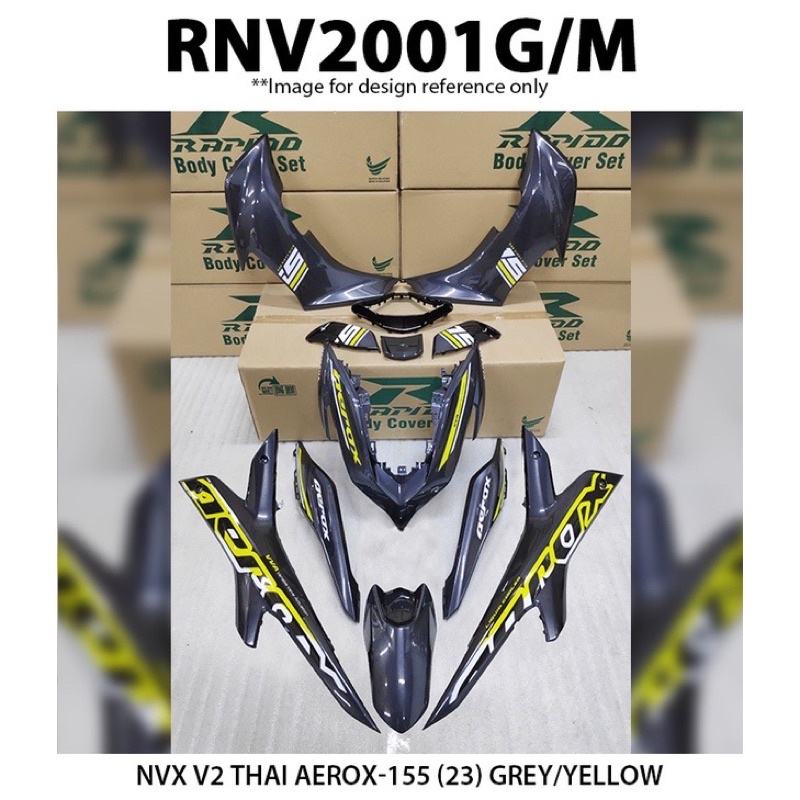 NVX V2 Assembly Cover Set Yamaha NVX V2 Aerox 155 Full set PNP Plug And ...