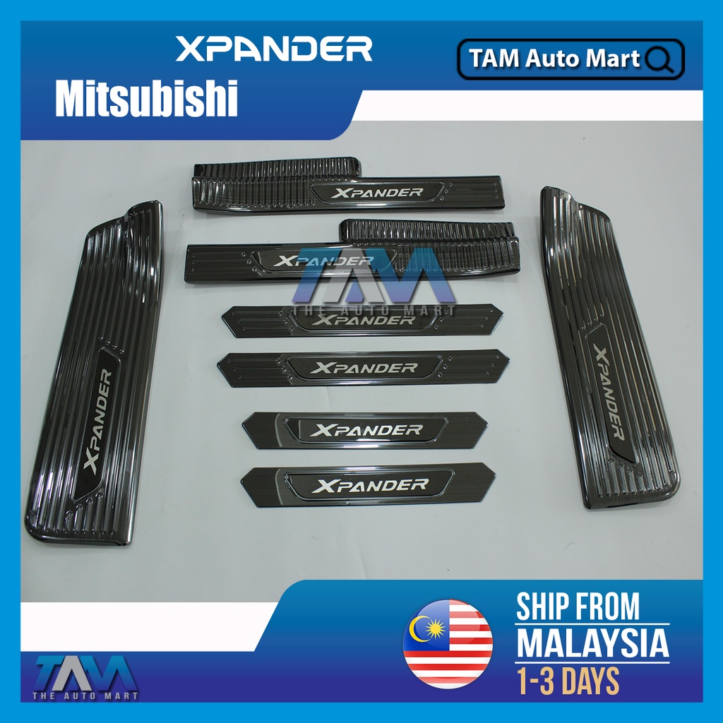 Xpander Mitsubishi NC (2020-2025) Scuff Plate Sporty Steel Stainless ...