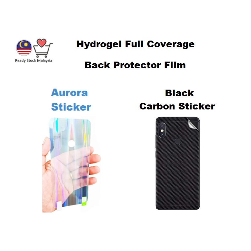 Samsung Aurora/Black Back Protector Hydrogel Film A11 A10 A10s A20 A20S ...