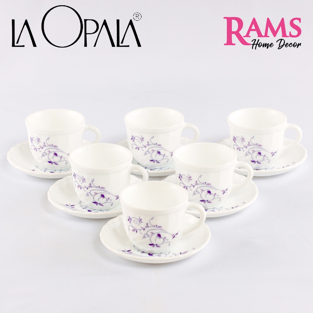 La Opala 12Pcs Cup & Saucer Set / Tea Coffee Set / Drinkware / Set ...
