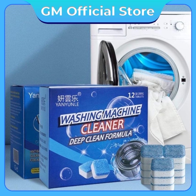 12 pcs Washing Machine Cleaner Washing Machine Cleaning Cube Washing ...