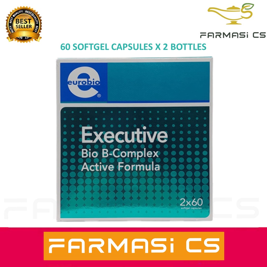 Eurobio Executive Bio B-Complex Active Formula 2x60s EXP:05/2026 ...