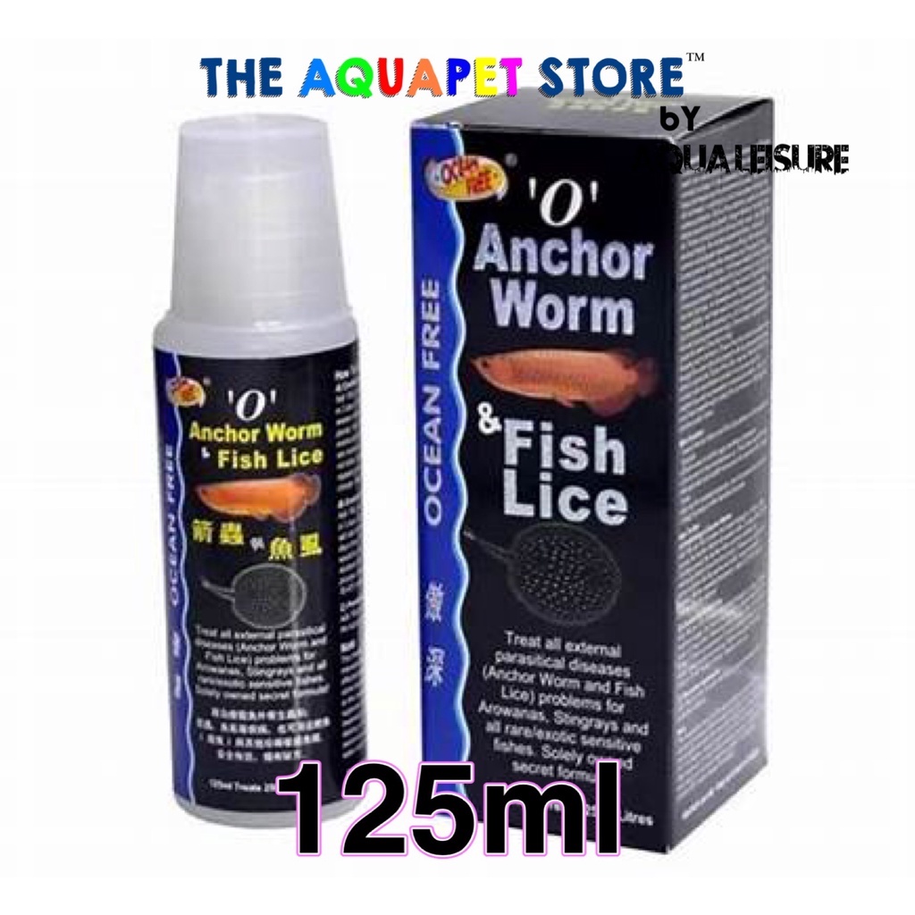 125ml OVEAN FREE OF 'O' Anchor Worm&Fish & 'O' Disease TREATMENT for ...