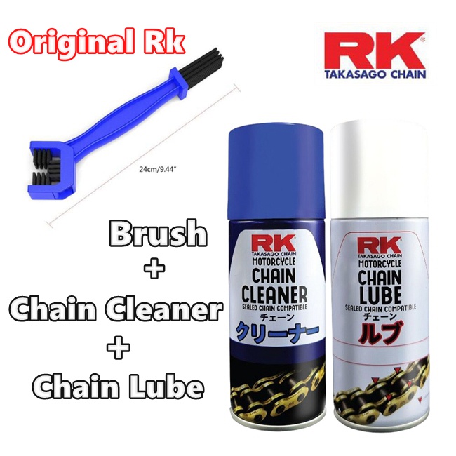 Original RK TAKASAGO MOTORCYCLE CHAIN LUBE AND CHAIN CLEANER 100ML ...