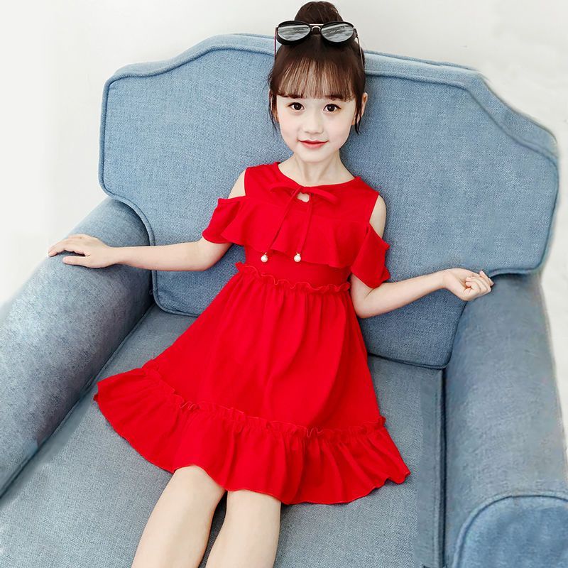 Fast delivery girl dresses kids dress short sleeve children's clothing ...