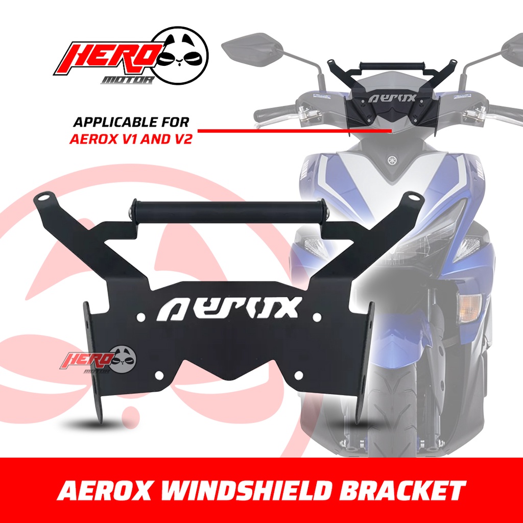 Aerox V1&V2 Windshield And Side Mirror Bracket Heavy Duty | Shopee Malaysia