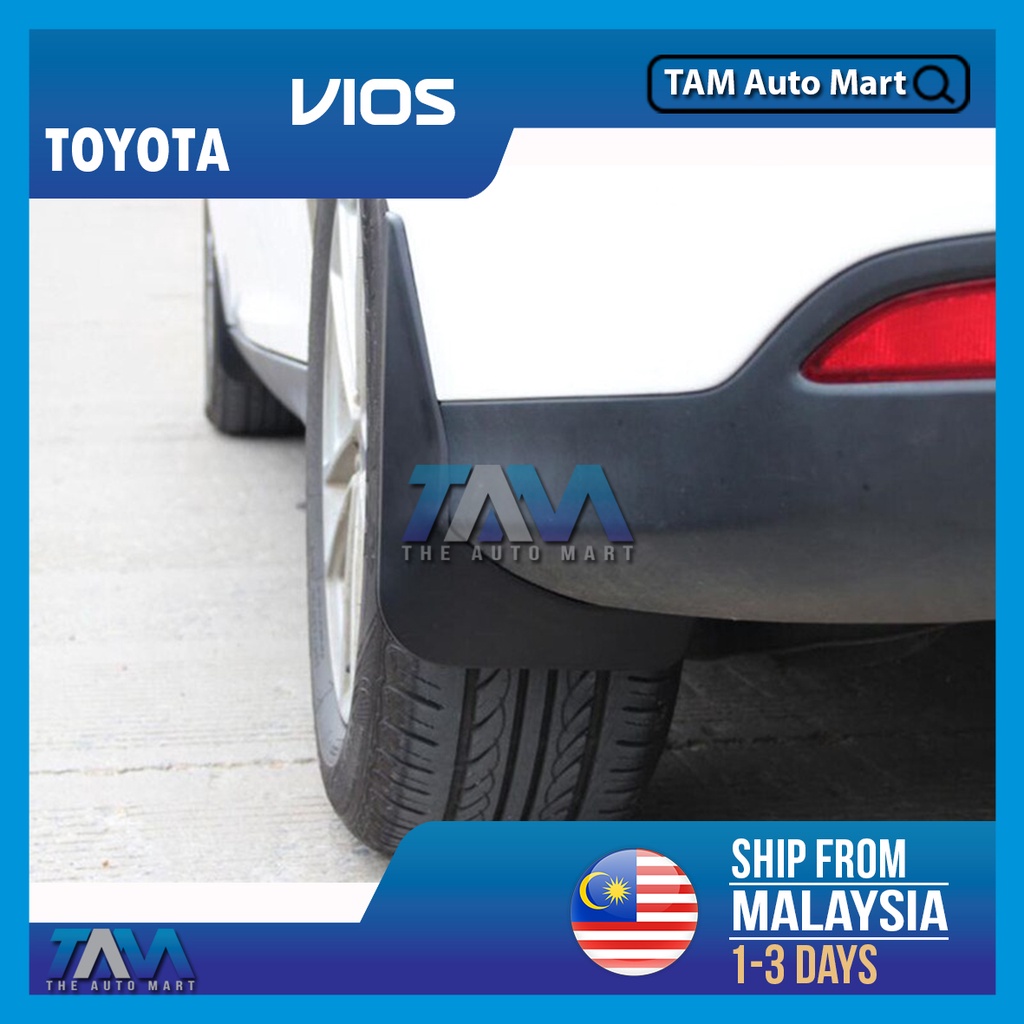 Toyota Vios Mud Flats/Mudguards Fenders Mud Flaps Splash Wheelguard ...
