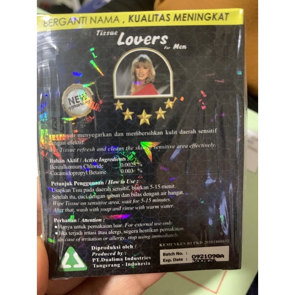lovers for man (tisu) | Shopee Malaysia