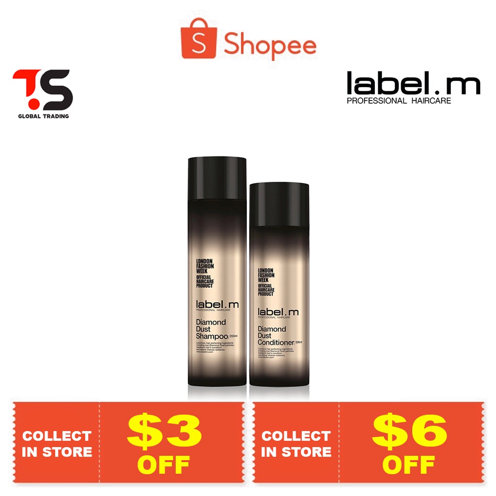 LABEL.M DIAMOND DUST - Shampoo / Conditioner (200ML / 250ML) | Shopee ...
