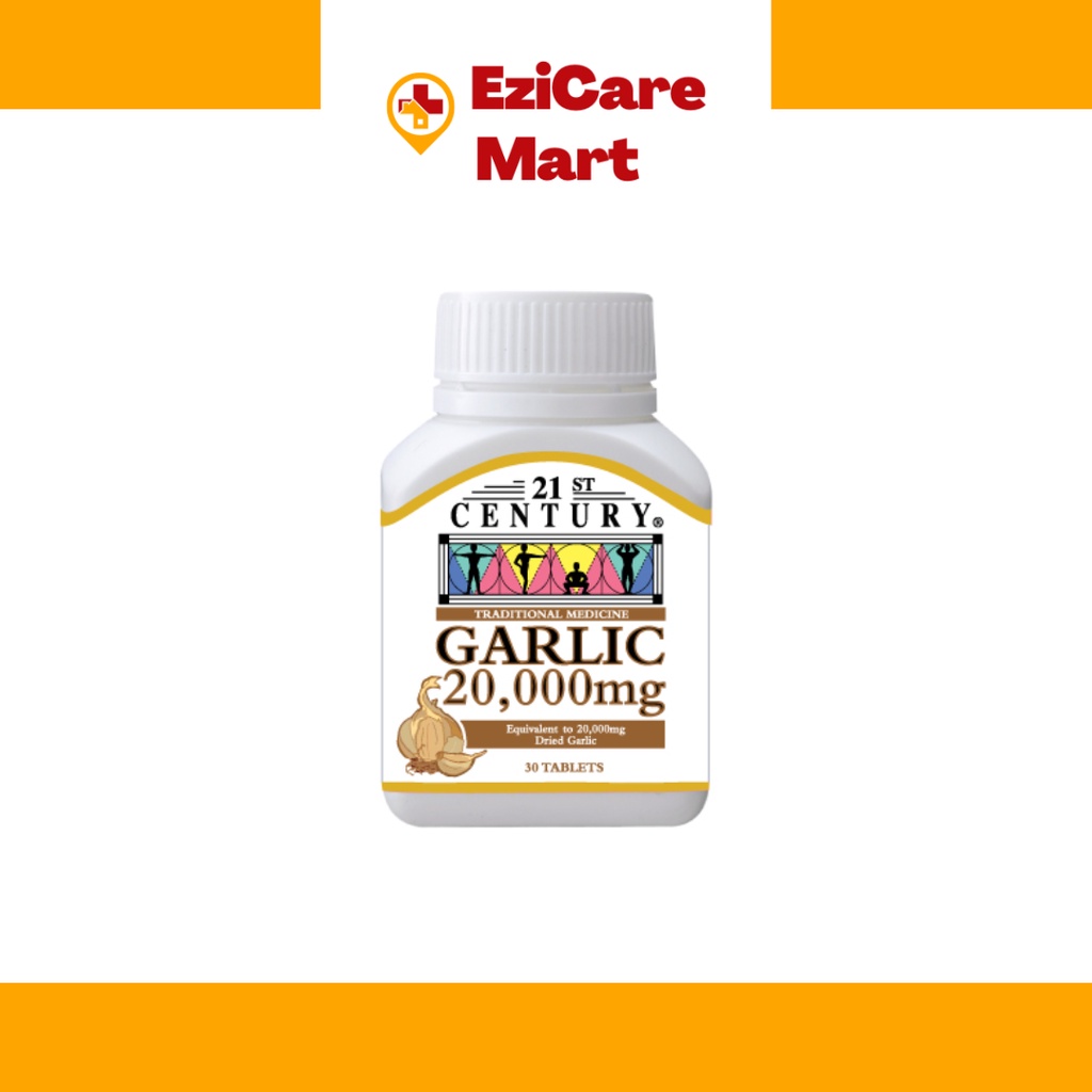 21st Century Garlic 20,000mg Tablets | Shopee Malaysia