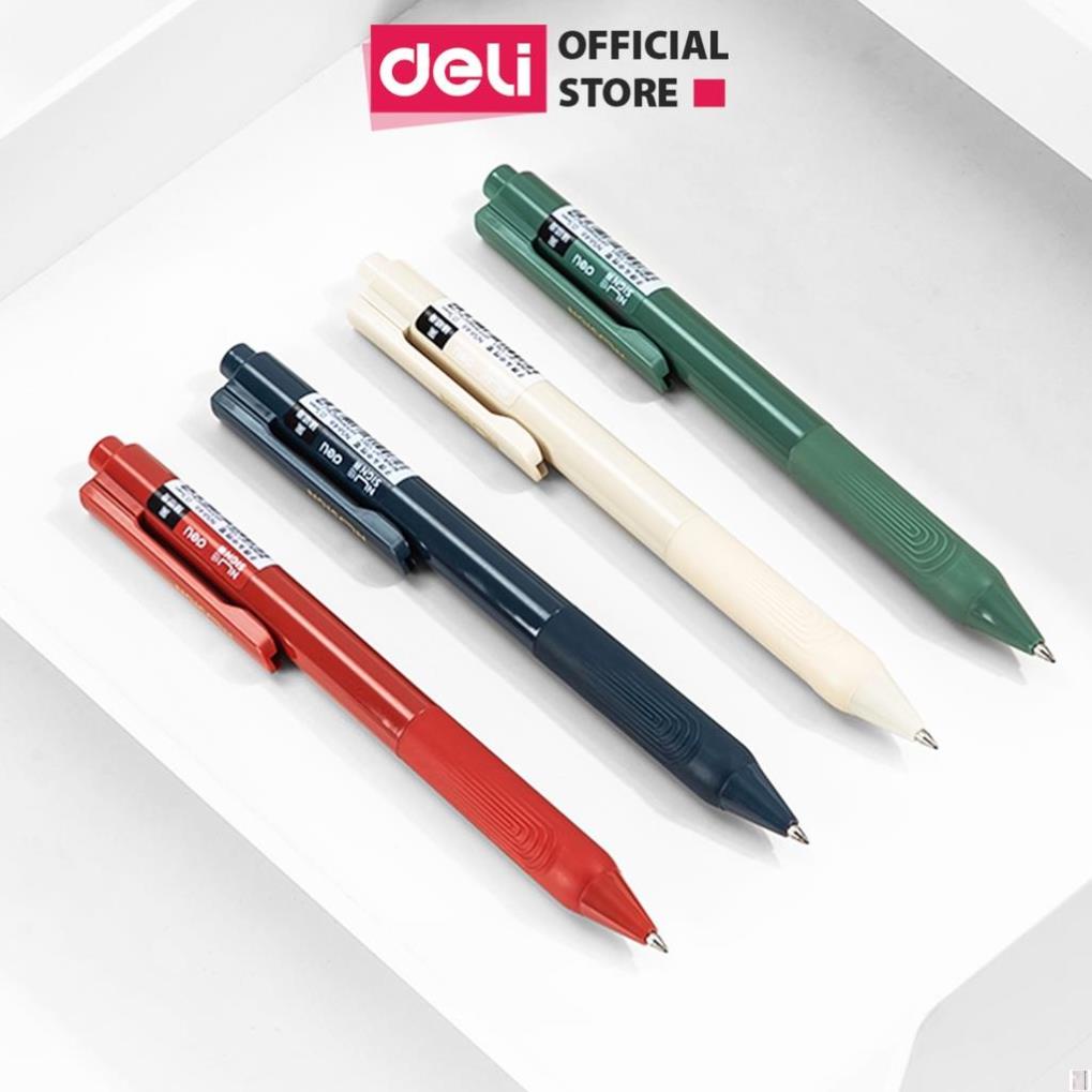 Deli premium 0.5mm black ink gel pen - Design technology from Germany ...