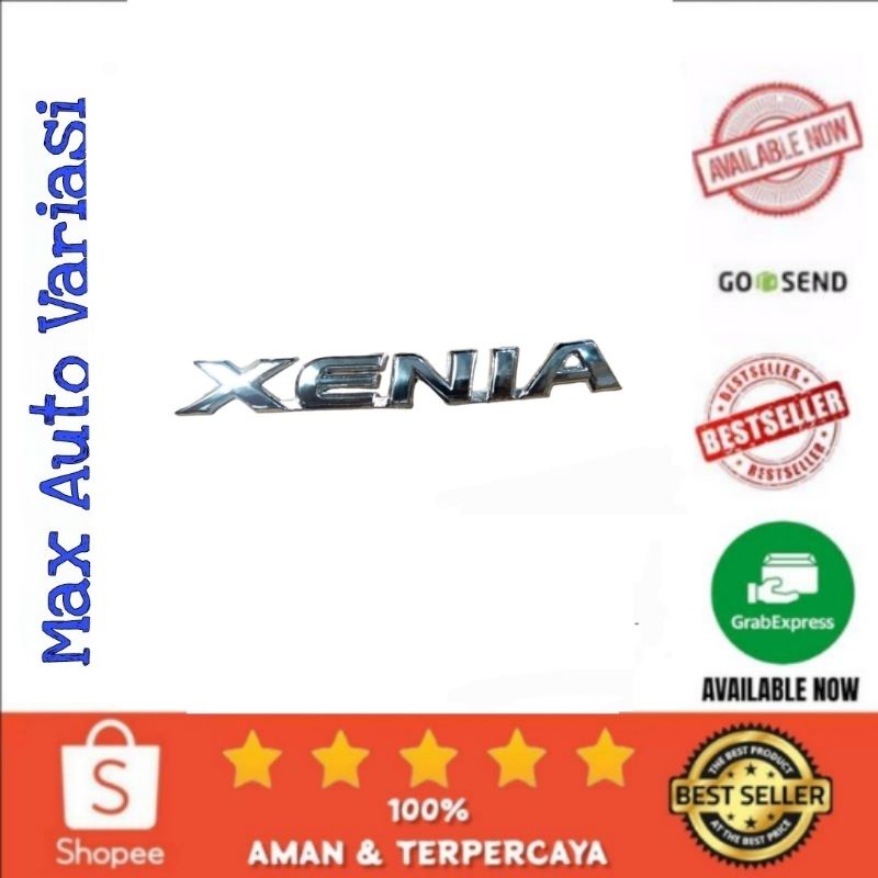 XENIA New Sticker Writing Logo Emblem New Chrome | Shopee Malaysia