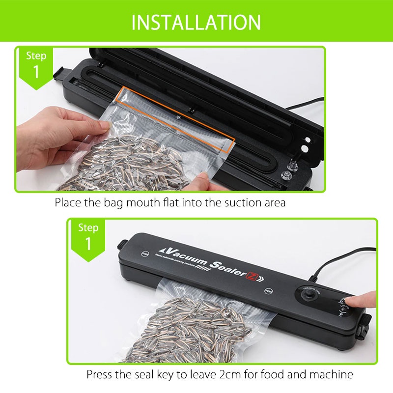 Manual Button Touch Vacuum Sealer Wrapping Machine 𝗙𝗥𝗘𝗘 𝟭𝟬 𝗣𝗖𝗦 𝗦𝗘𝗔𝗟𝗘𝗥 ...
