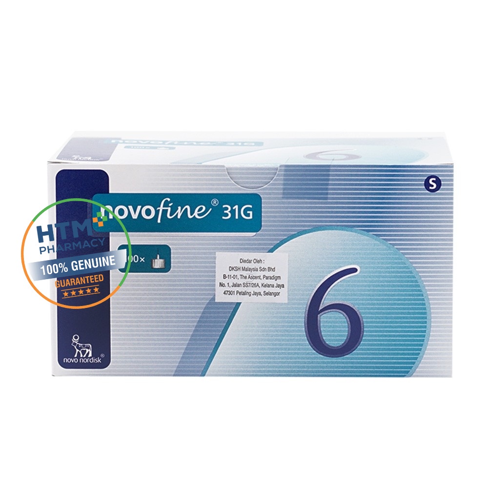 NOVOFINE PEN NEEDLES 31G 6MM 100'S | Shopee Malaysia