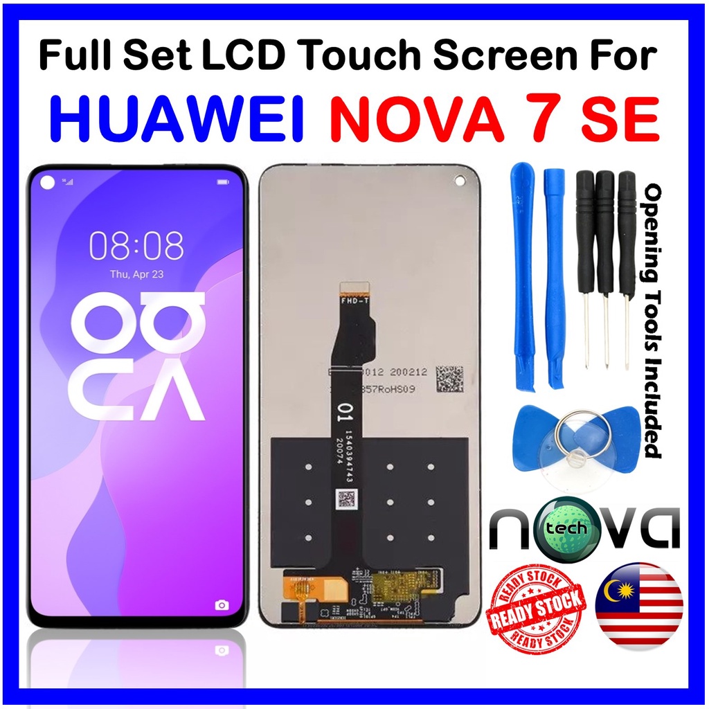 Ori Ngs Brand Full Set Lcd Touch Screen Compatible With Huawei Nova 7