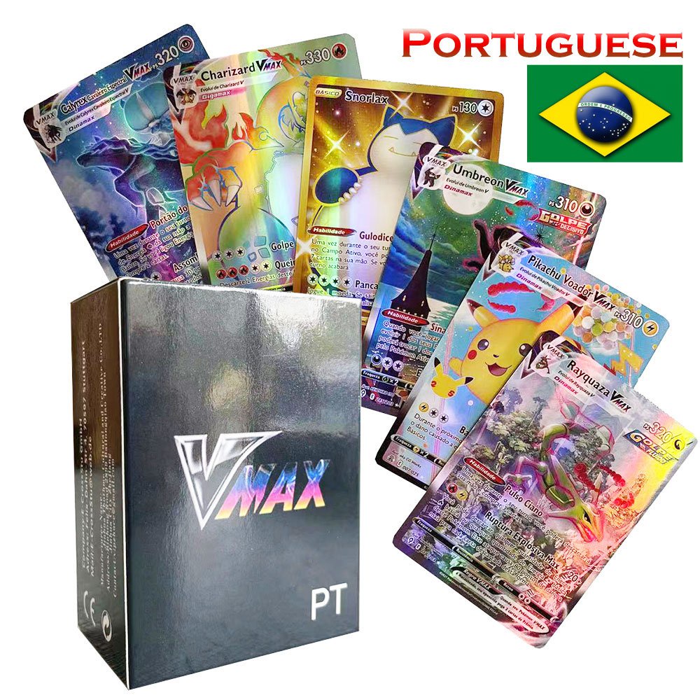 100Pcs/Lots Vmax Vstar Pokemon Cards English Version Trading Card ...