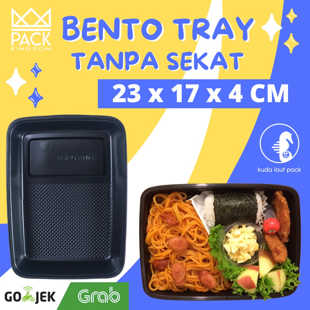 Mika BENTO WITHOUT SEASON / PLAIN / BENTO TRAY / CONTENTS 25 PCS - PER ...