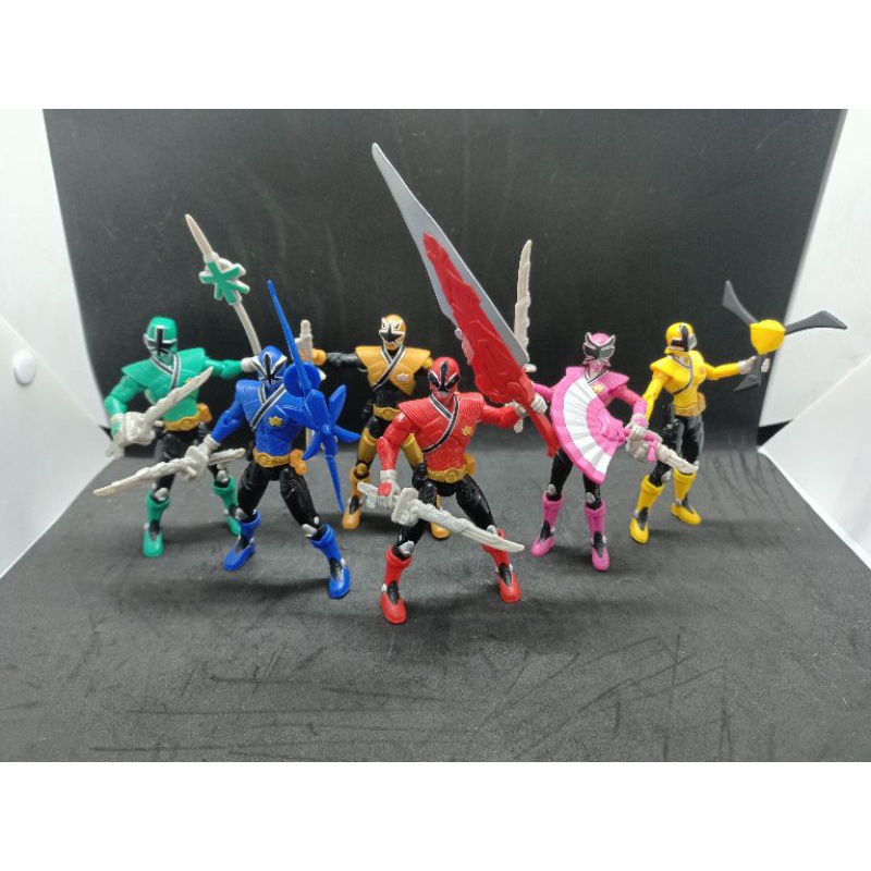 Power Rangers Samurai Mega Mode 4''/4 inch figures | Shopee Malaysia