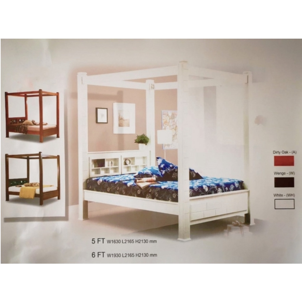 Solid Wood Series, Posture Bed With Display Panel, Available in KING ...