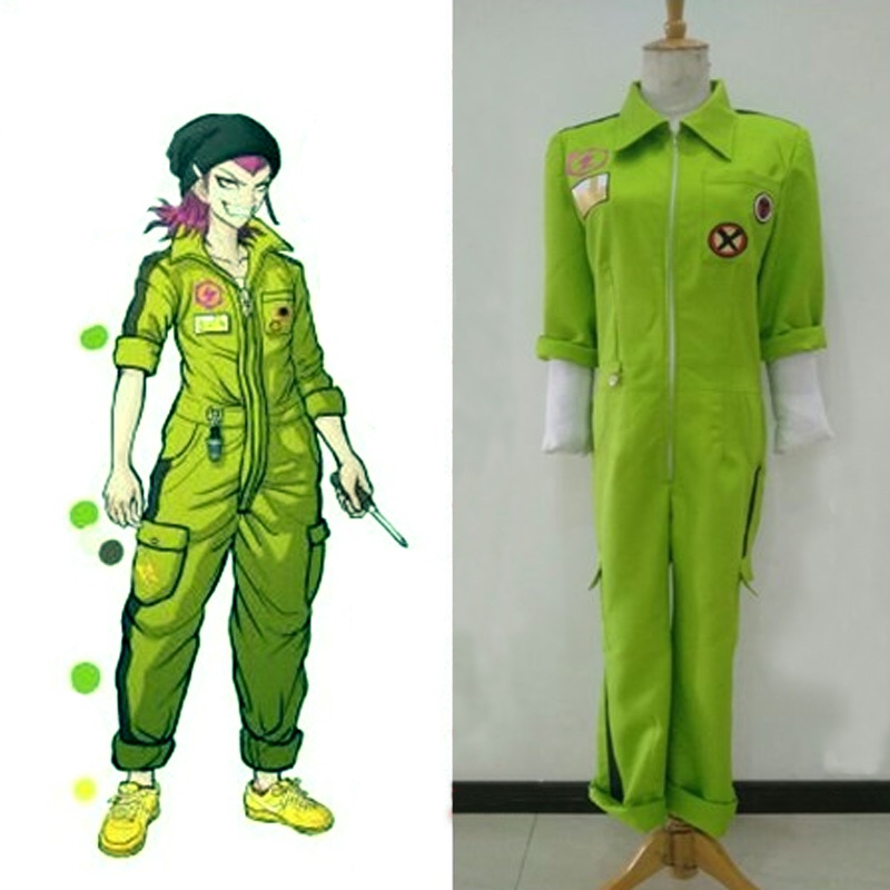 Anime Danganronpa 2 Cosplay Dangan Ronpa Kazuichi Souda Costume Full Set Shopee Malaysia