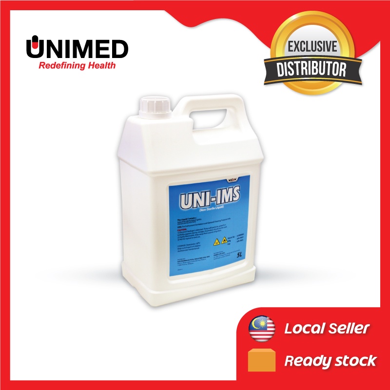 UNI-IMS (Non-Sterile Liquid) Methylated Spirit 96% 5L | Shopee Malaysia