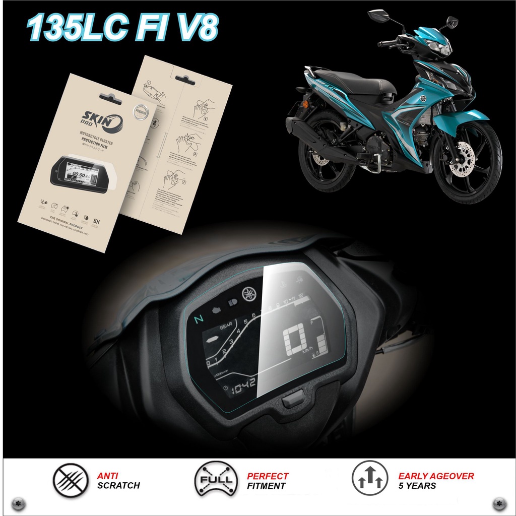 Ppf Sticker For YAMAHA Y16ZR Watch Face Protection - 135LC FI V8 ...