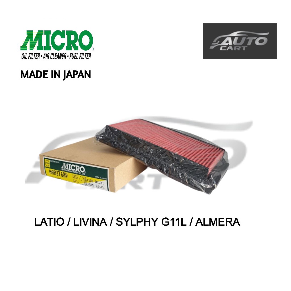 NIPPON MICRO FILTER ( GENUINE ) AIR FILTER NISSAN LIVINA / LATIO ...