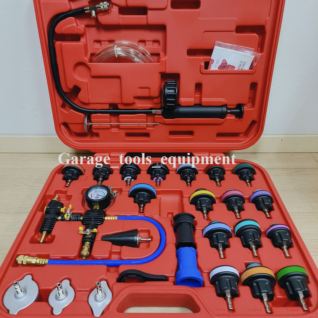 SB 29Pcs Cooling System Leakage Tester & Vacuum-Type Coolant Refilling ...