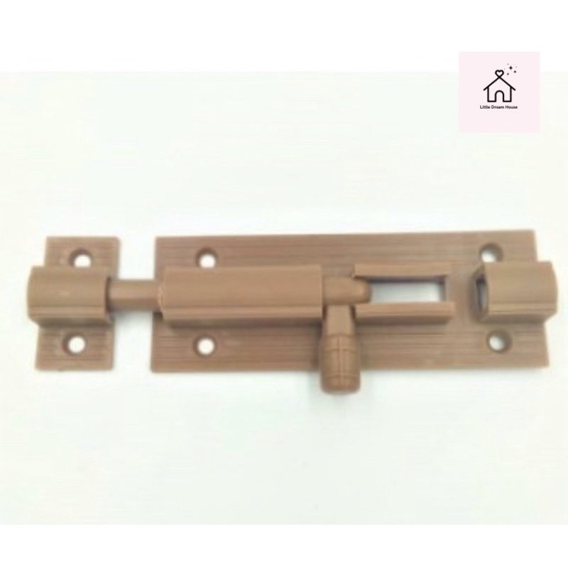 PVC Tower Bolt Door Lock Selak Pintu Pink Chocolate Blue 3" | Shopee ...