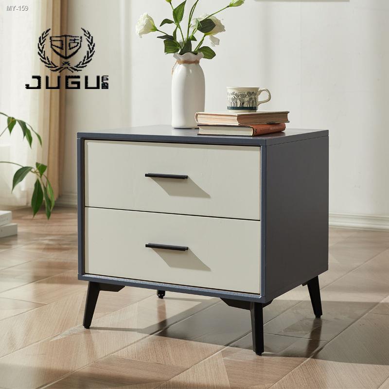 ┋Solid wood Nordic bedside table bedroom simple modern net red mini ...