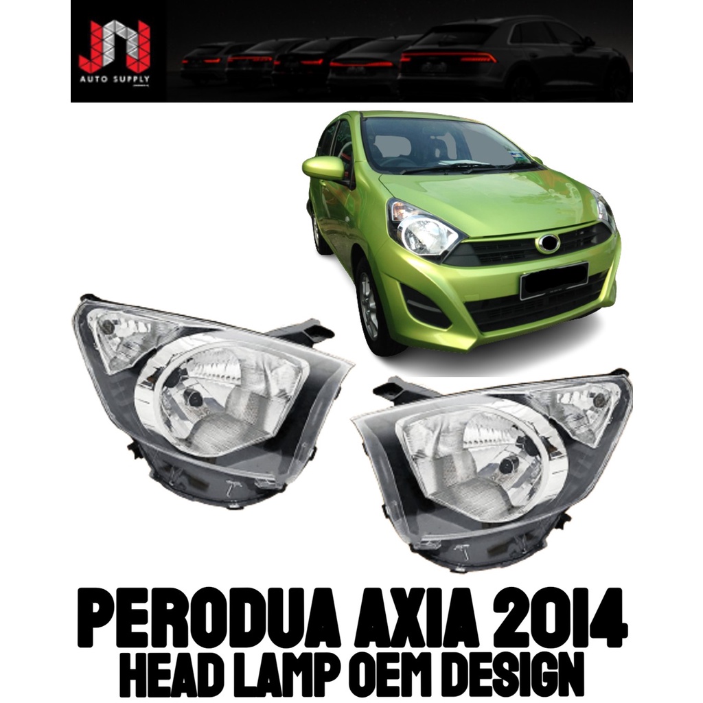 Perodua Axia 2014 Head Lamp Oem Design | Shopee Malaysia