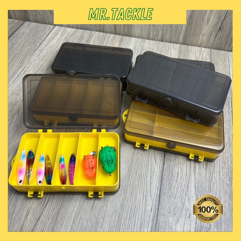 【MR.T】Kotak Gewang Dua Sisi 18x10x5cm – Pancing Lure Box Fishing Tackle Double Side Organizer ...
