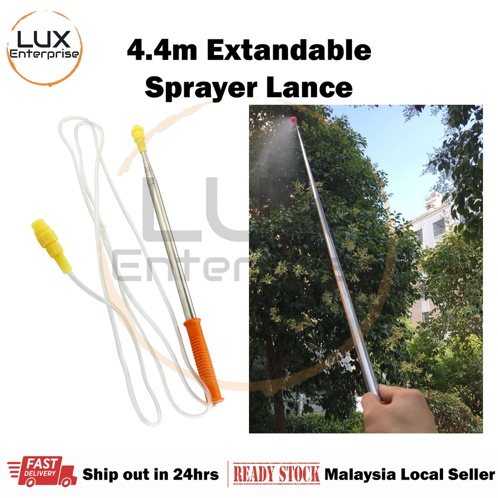 🔥READY STOCK🔥4.4m Stainless-Steel Retractable Lance for Knapsack ...