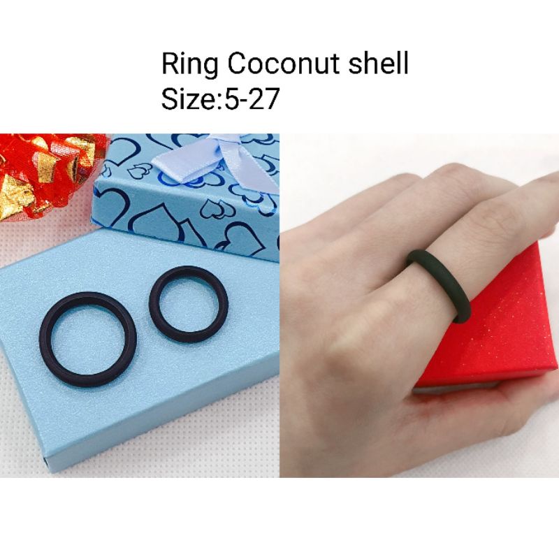 Coconut Ring. Cincin Buah Kelapa. 椰壳介指 | Shopee Malaysia