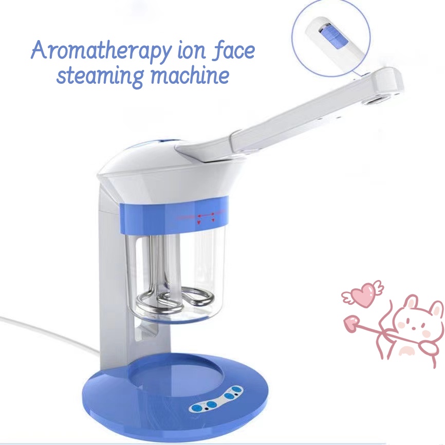 Portable desktop 360 ° rotatable ion face steamer 2-in-1 face steam ...