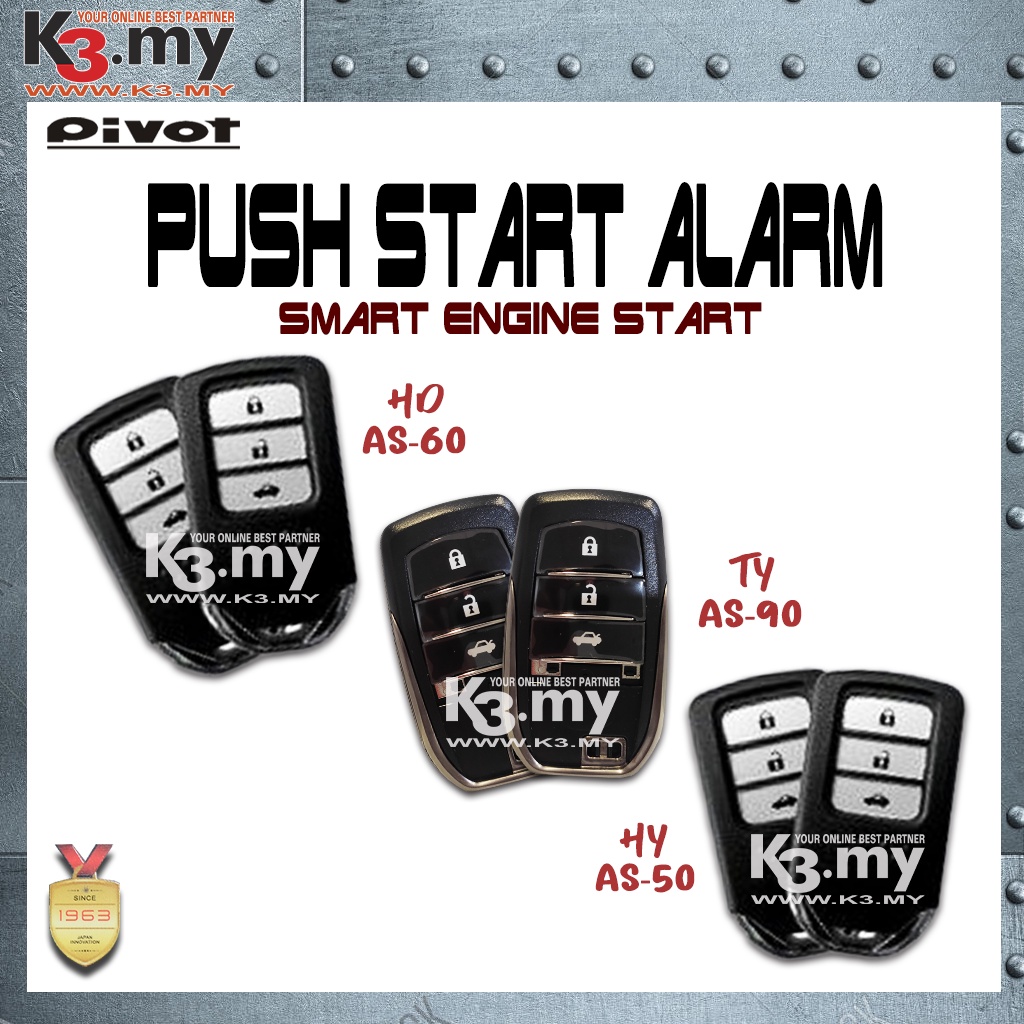 Pivot Japan Smart Engine Push Start Alarm System For Honda/Toyota ...
